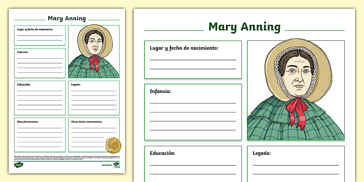 Ficha de Investigación: Mary Anning