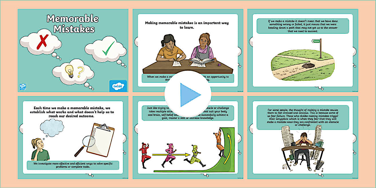 Memorable Mistakes PowerPoint (teacher made) - Twinkl