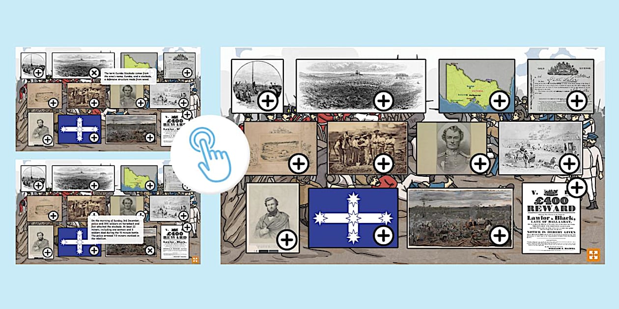 Eureka Stockade Hotspot (teacher made) - Twinkl