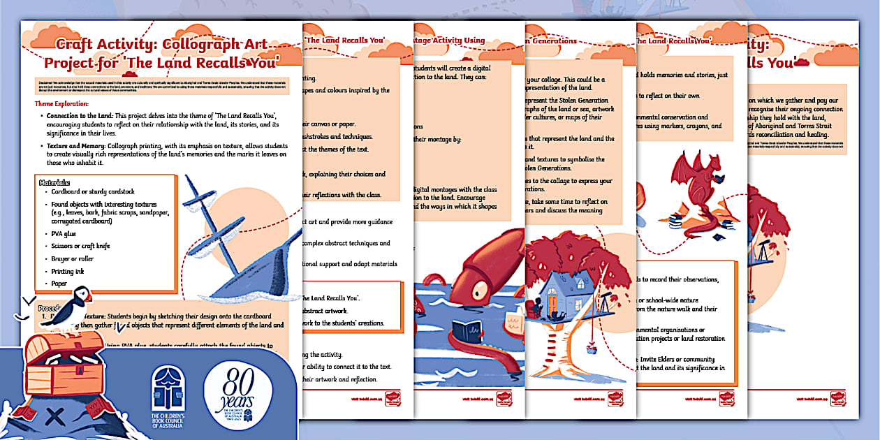 CBCA Children's Book Week 2025 'The Land Recalls You' Craft 3-6