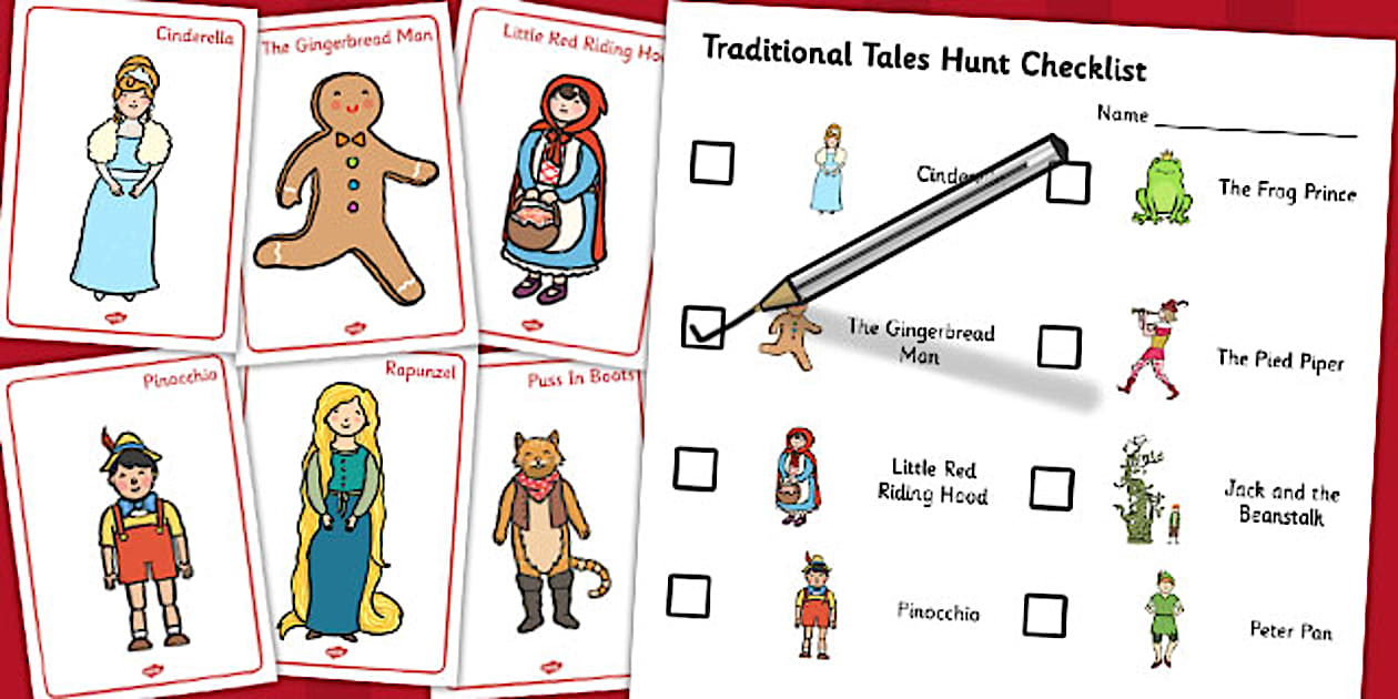 Traditional Tales Hunt Activity Pack (teacher made) - Twinkl