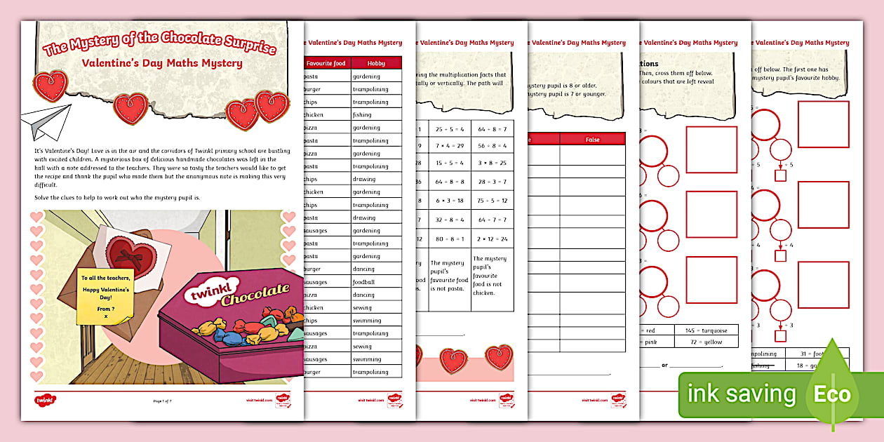 👉 Y3 The Mystery of the Chocolate Surprise Valentine's Day