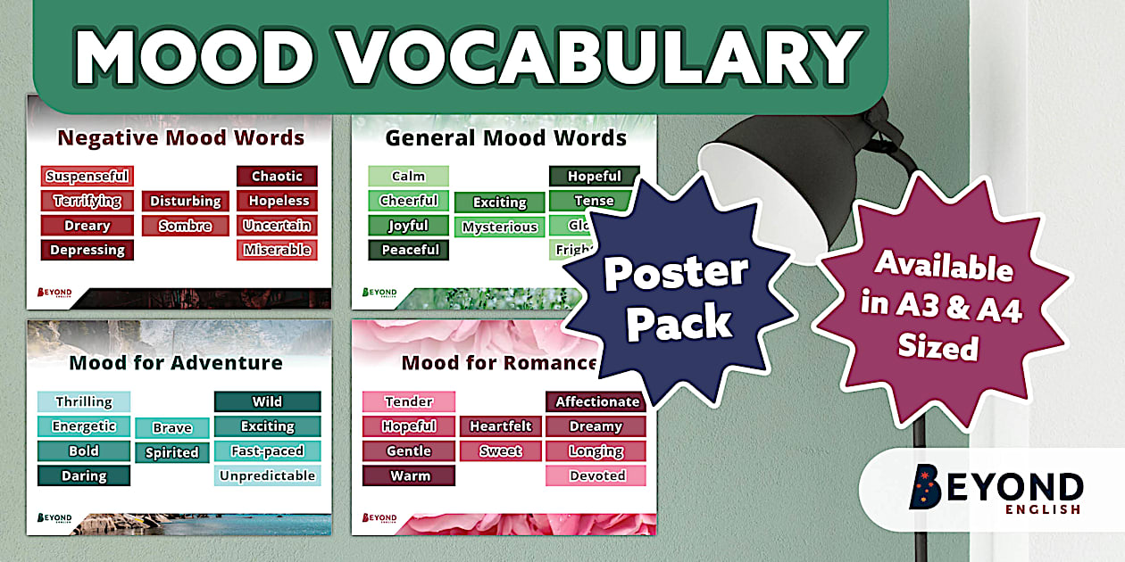 Mood Vocabulary Poster Pack