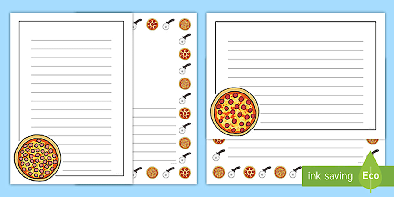 Pizza Page Borders