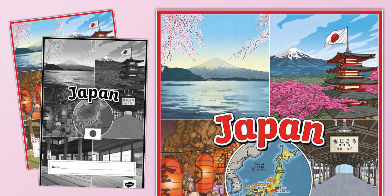 Japan Book Cover - Twinkl Country Book Covers - Twinkl