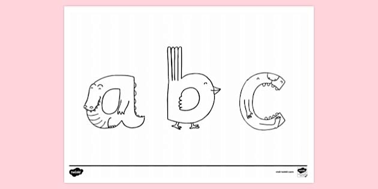 ABC Colouring | Colouring Sheets (teacher made) - Twinkl