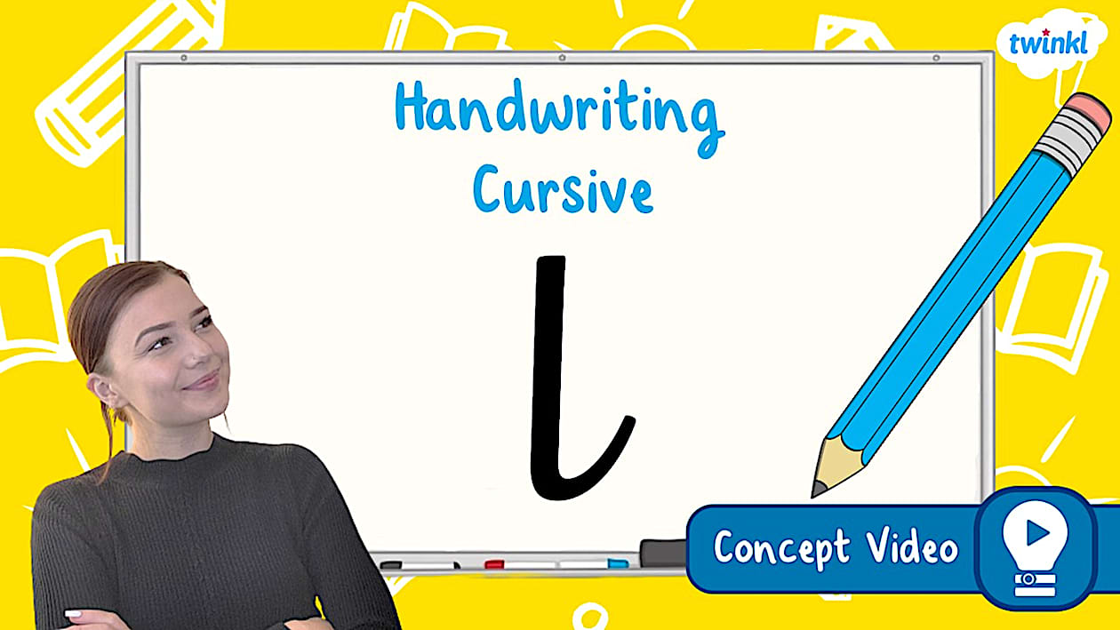 The Letter 'l' | Cursive Handwriting Concept Video