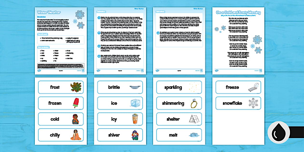 Winter in Canada: Winter Weather (teacher made) - Twinkl