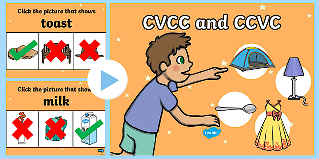 CVCC and CCVC Words Which Picture? PowerPoint (teacher made)