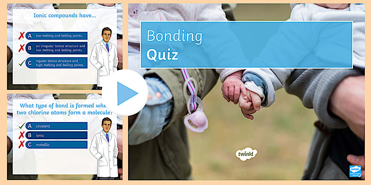 Types of Bonding Quick Quiz (teacher made) - Twinkl