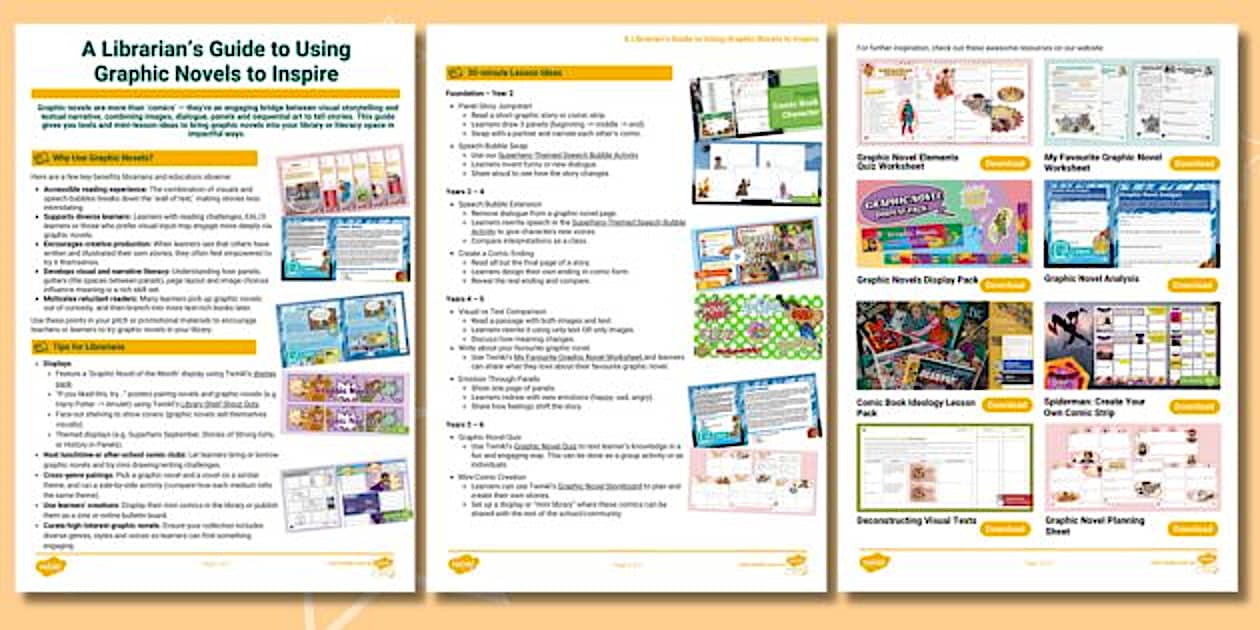 A Librarian's Guide to Using Graphic Novels to Inspire