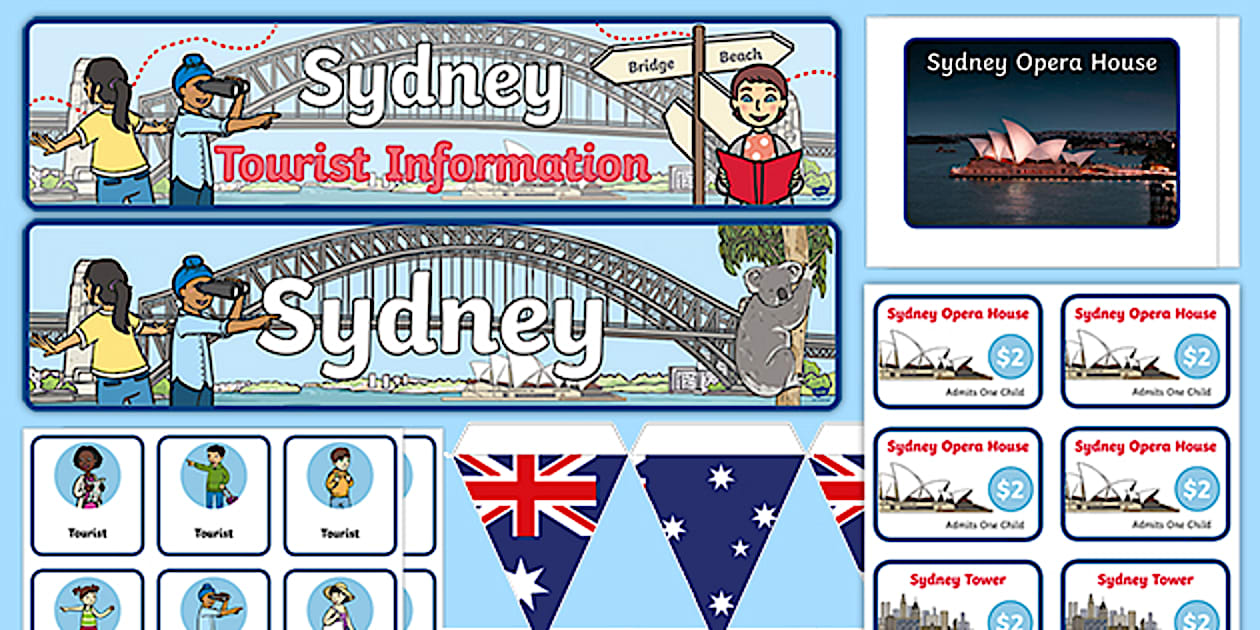Sydney Tourist Information Office Role Play Pack-sydney, tourist ...