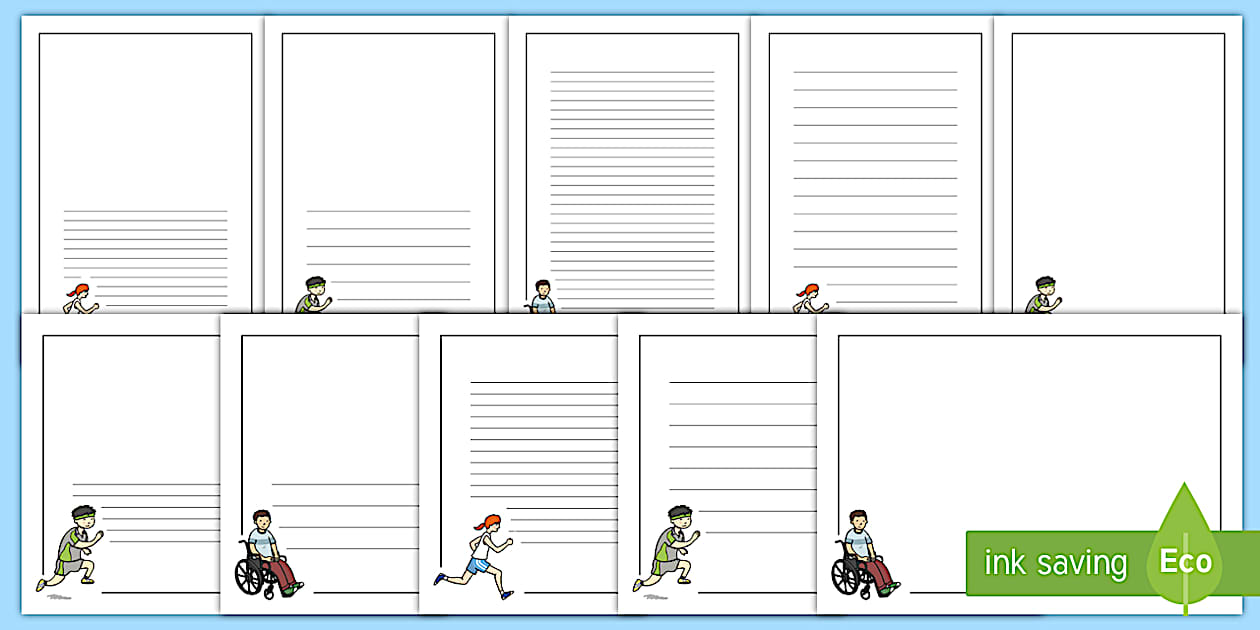 London Marathon Themed Page Border Pack (teacher made)