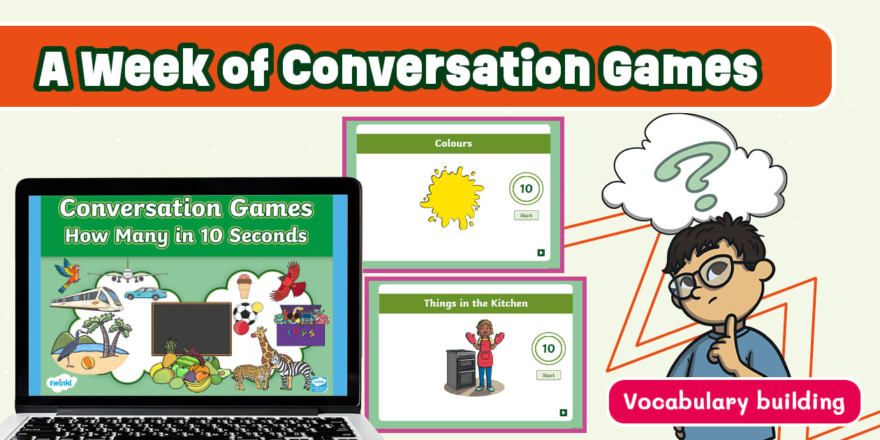 Conversation Games - How Many in 10 Seconds