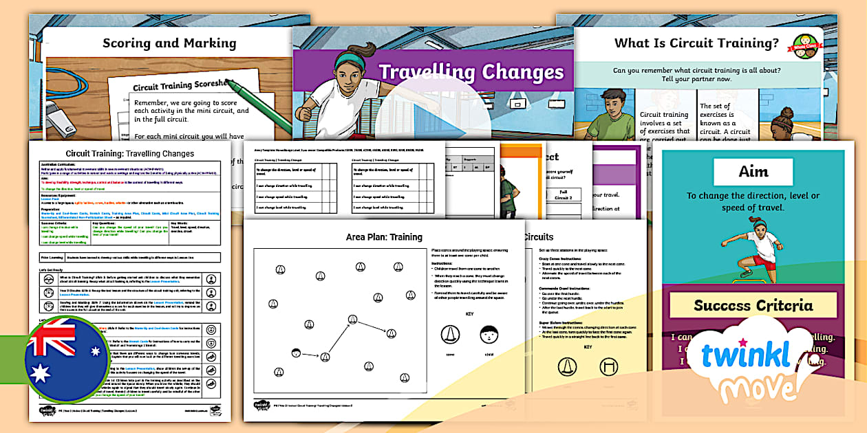 Move PE Year 3 Circuit Training: Lesson 2: Changing Travel