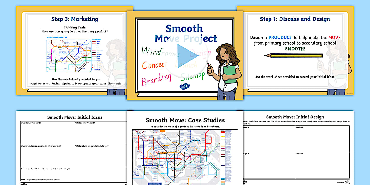 Year 6 Transition Smooth Move Product Design Project Activity Pack