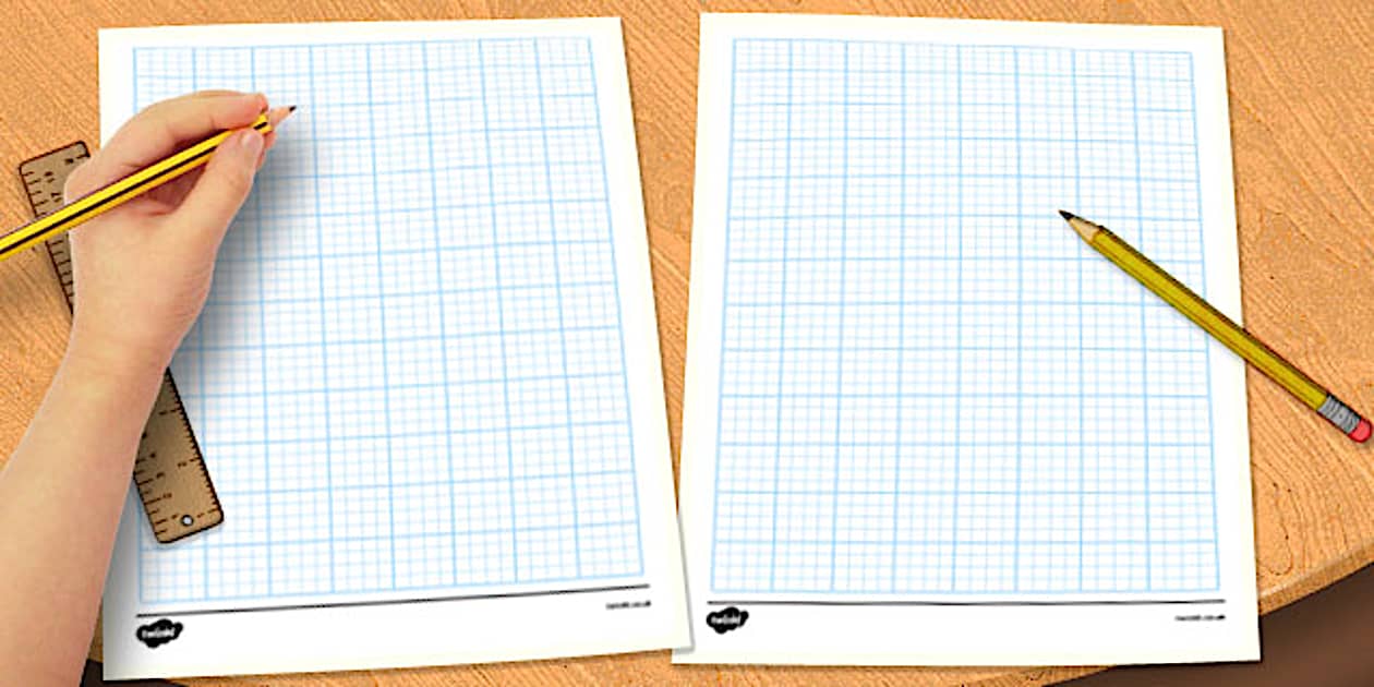 Plain Squared Paper (teacher made) - Twinkl