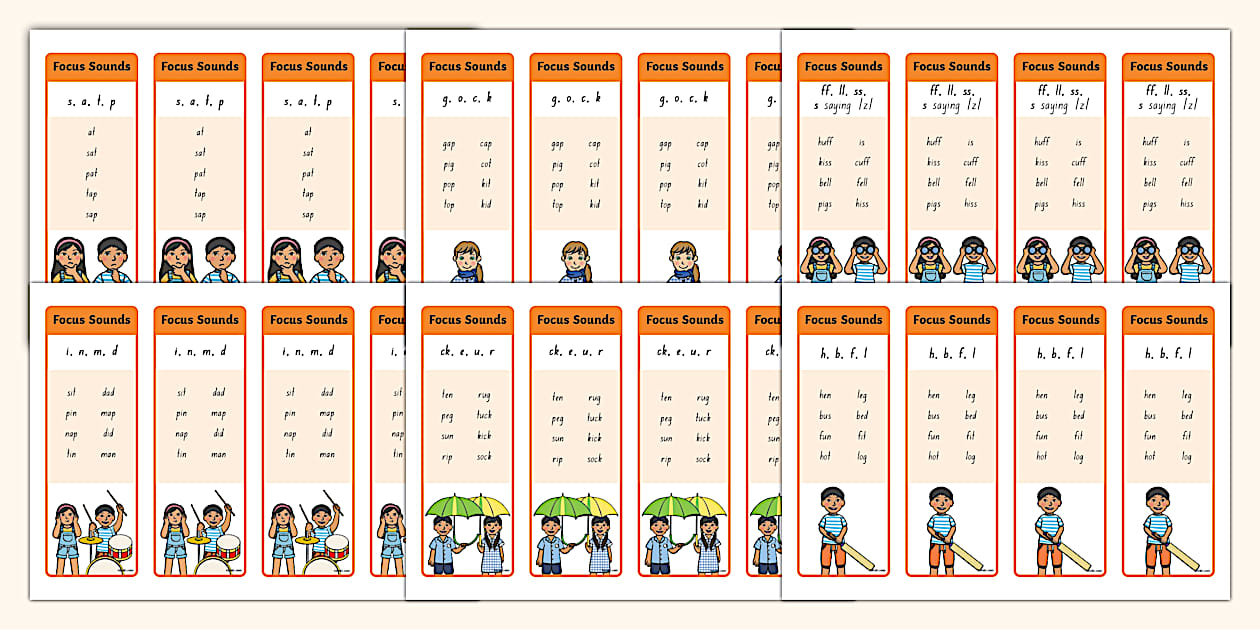 Phonics: Level 2: Spelling Bookmarks (teacher made) - Twinkl