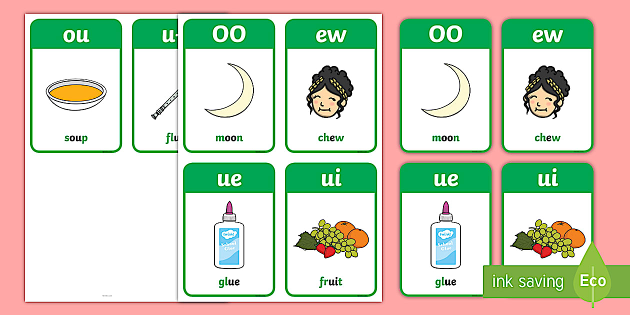 My oo Sound Family Flashcards (Teacher-Made) - Twinkl