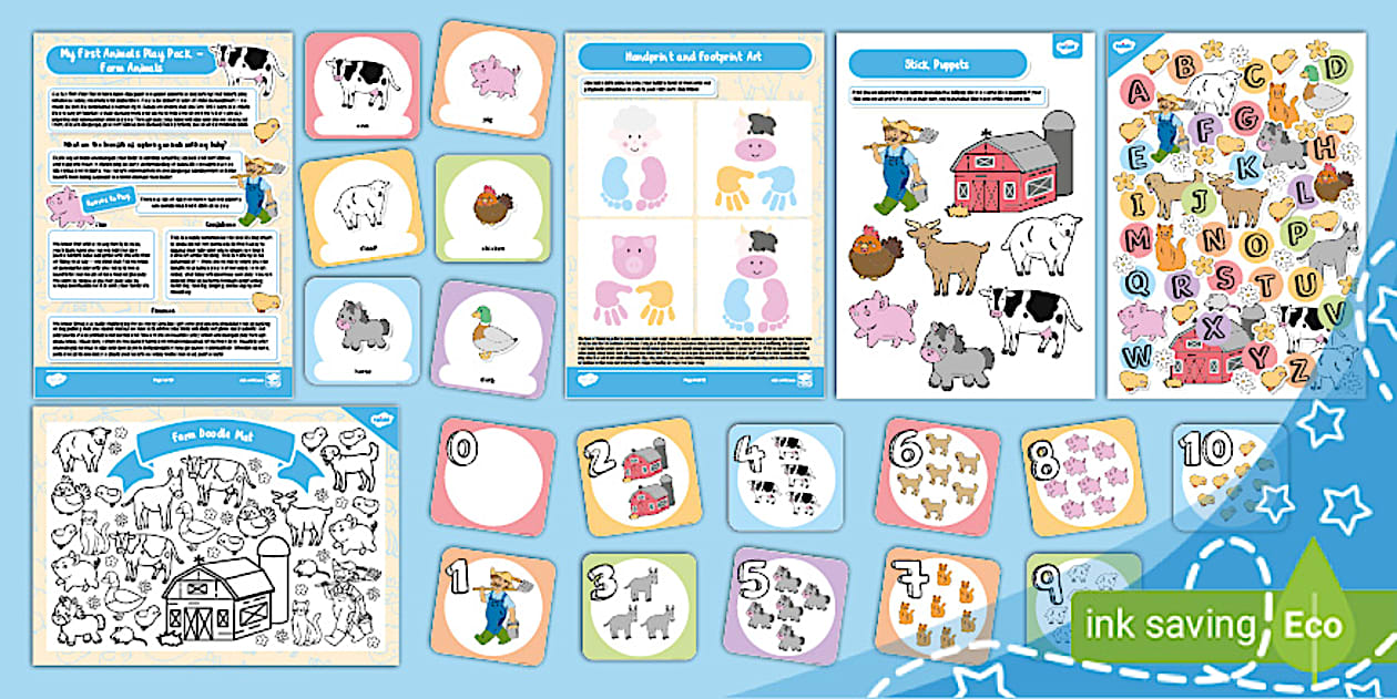 My First Animals Play Pack — Farm Animals (teacher made)