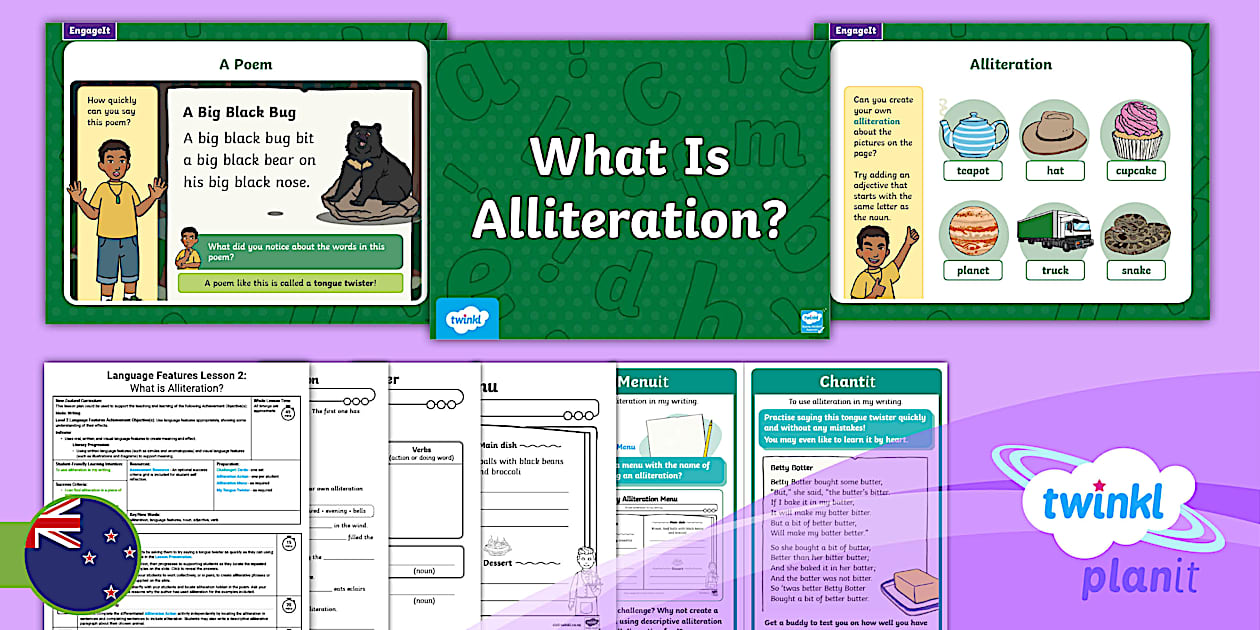 Phase 1 Writing: Language Features: What is Alliteration?