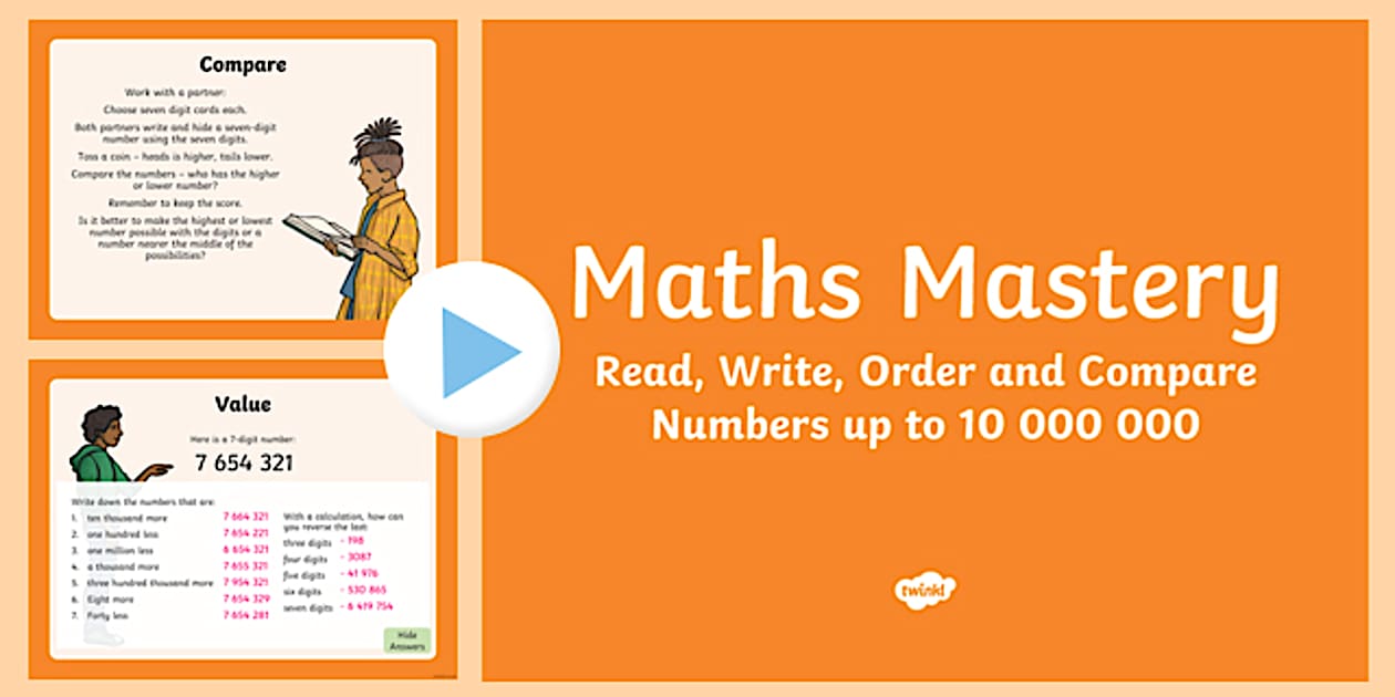 Year 6 Number And Place Value Read Write Order Compare Maths Mastery