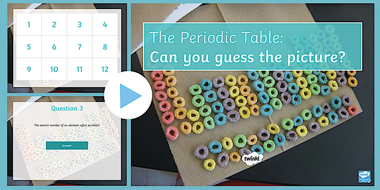 Periodic Table PowerPoint Quiz PowerPoint - Twinkl