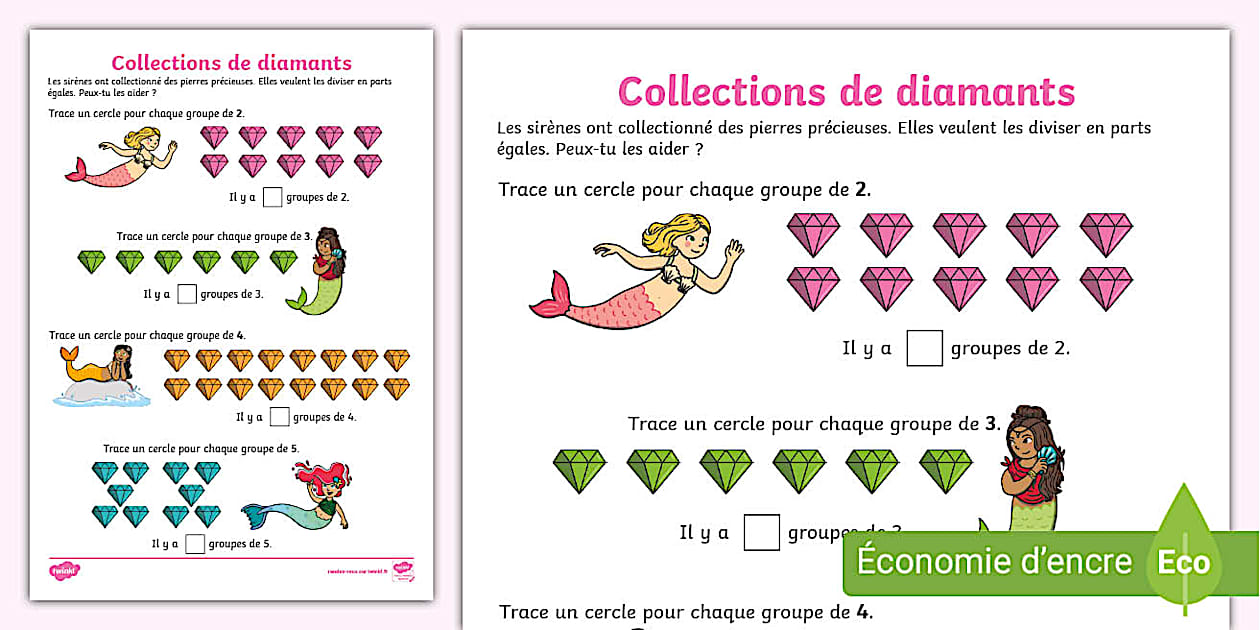 Activité de comptage avec les sirènes