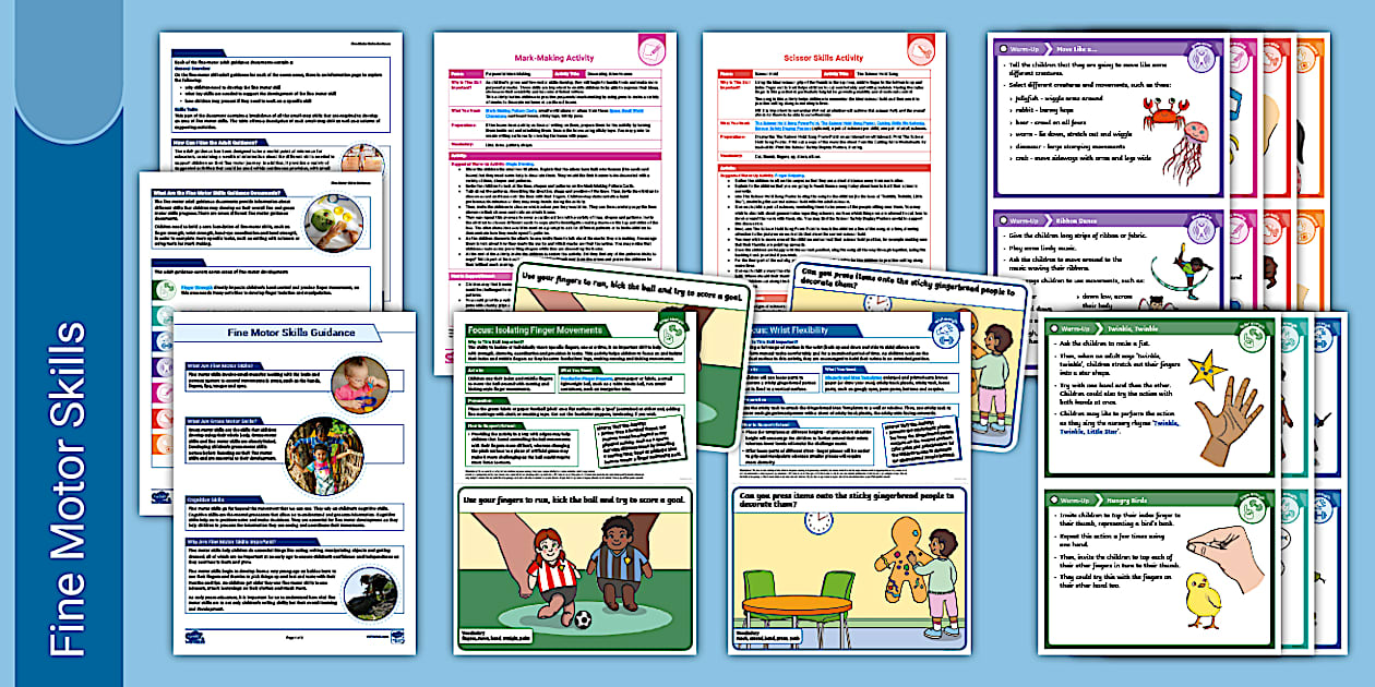 Fine Motor Skills Planning and Guidance Taster Pack | Twinkl