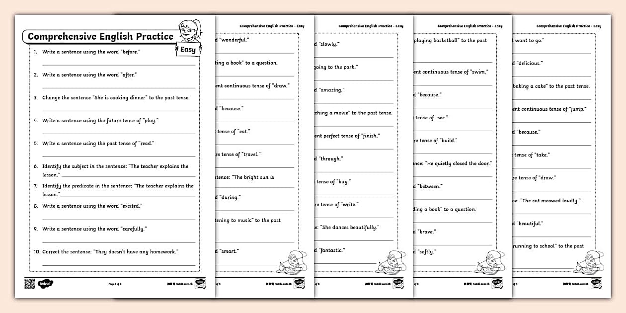 English Competency (teacher made) - Twinkl