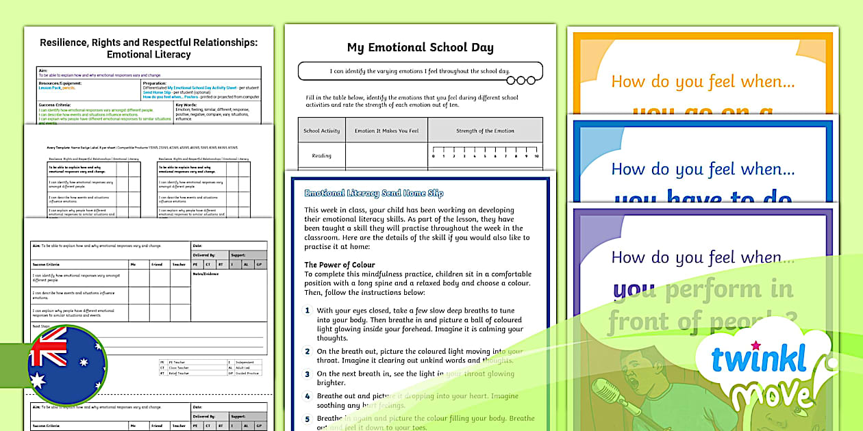Year 3 RRRR Emotional Literacy Lesson Pack (Teacher-Made)