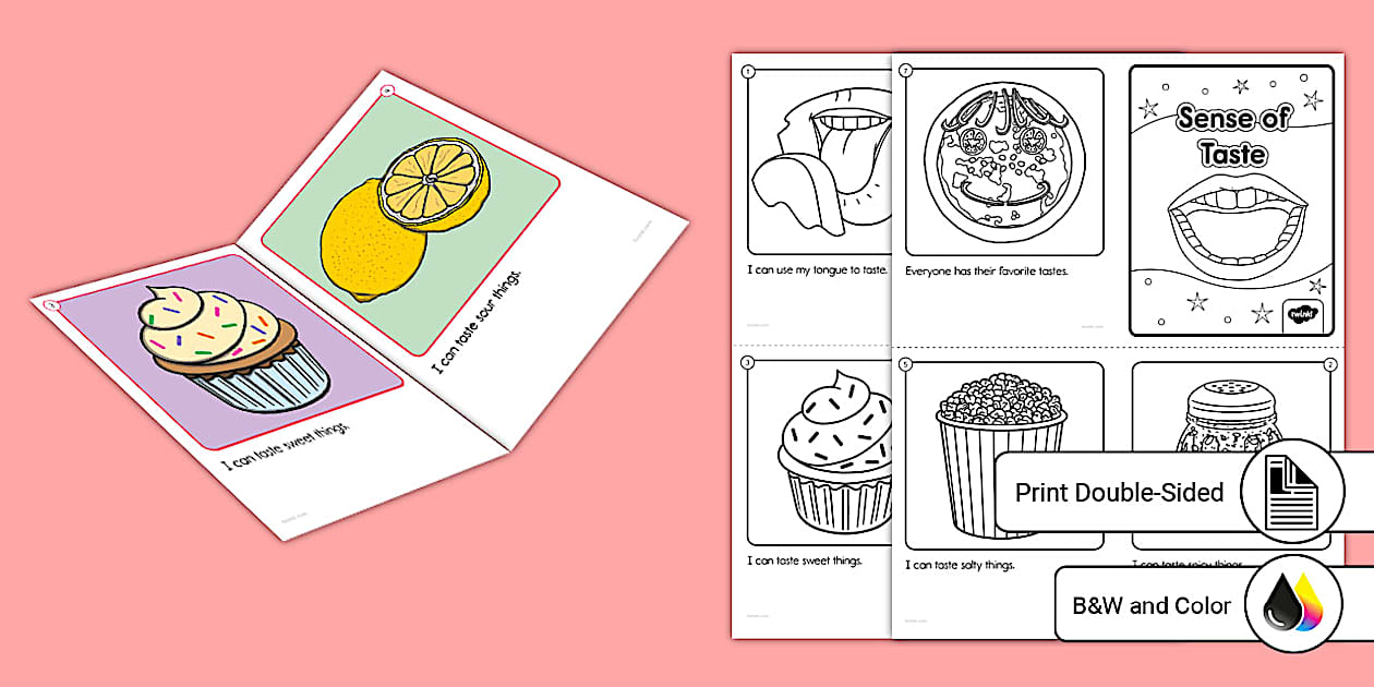 Sense of Taste Early Emergent Reader (Teacher-Made) - Twinkl