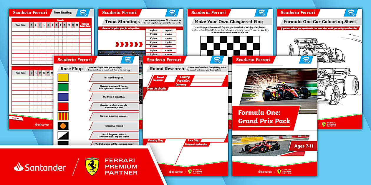 FREE! - Scuderia Ferrari F1: Grand Prix Pack [Ages 7-11]