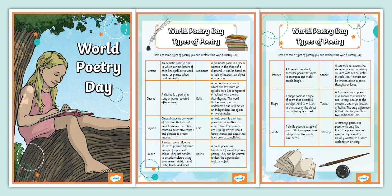 World Poetry Day Posters