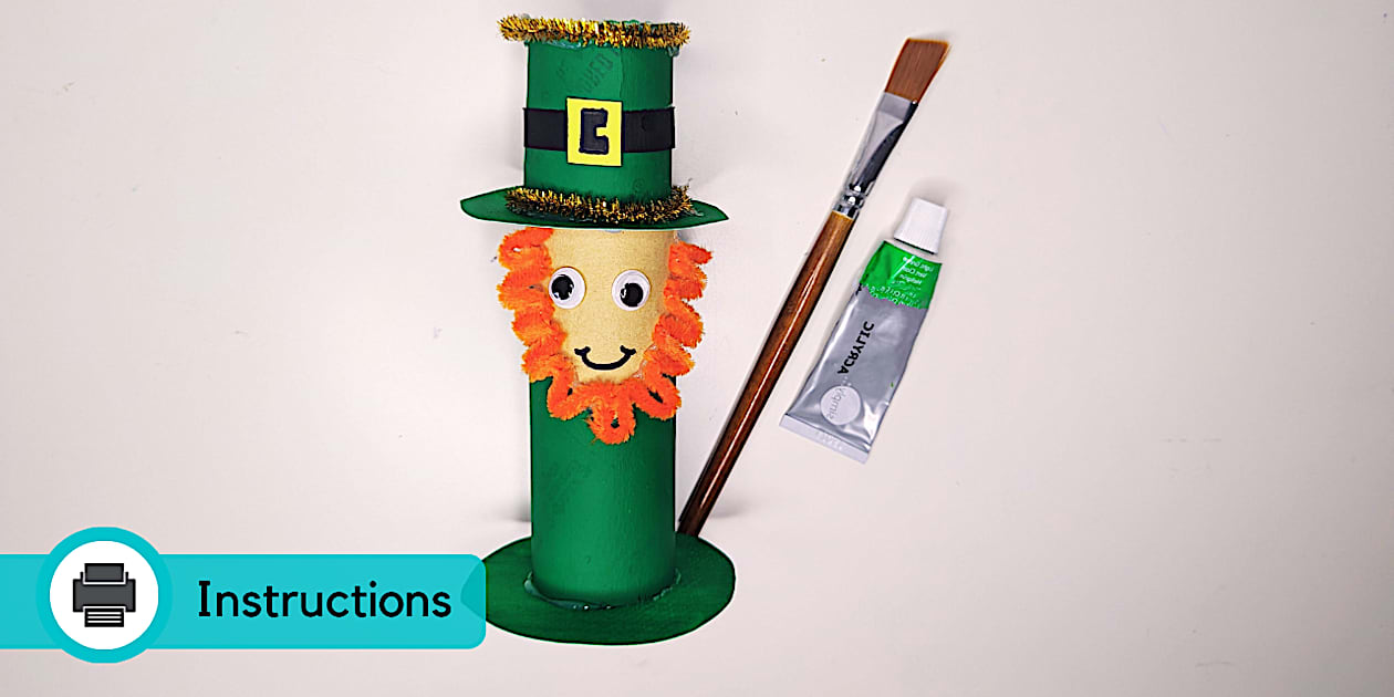 Leprechaun Craft Treat Box - St Patrick's Day - Twinkl