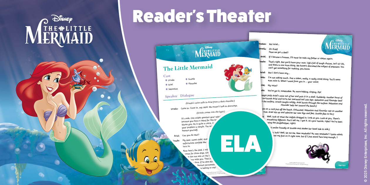 The Little Mermaid: Find Your Voice — Reader's Theater