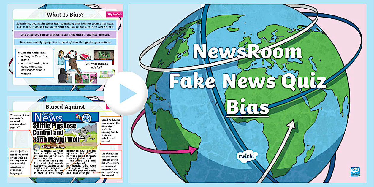 News Bias PowerPoint | Twinkl NewsRoom Resources - Twinkl