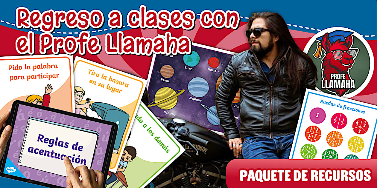 Profe Llamaha - paquete de recursos