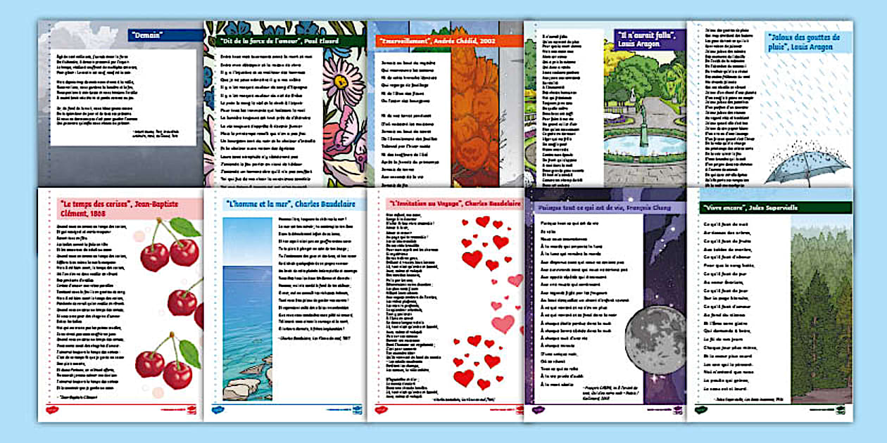 Pack de poèmes pour le CE1