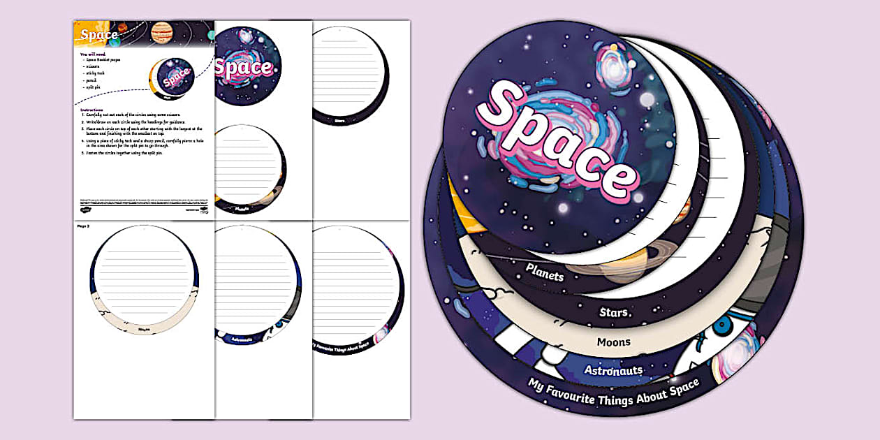 All About Space Circles Booklet (teacher made) - Twinkl