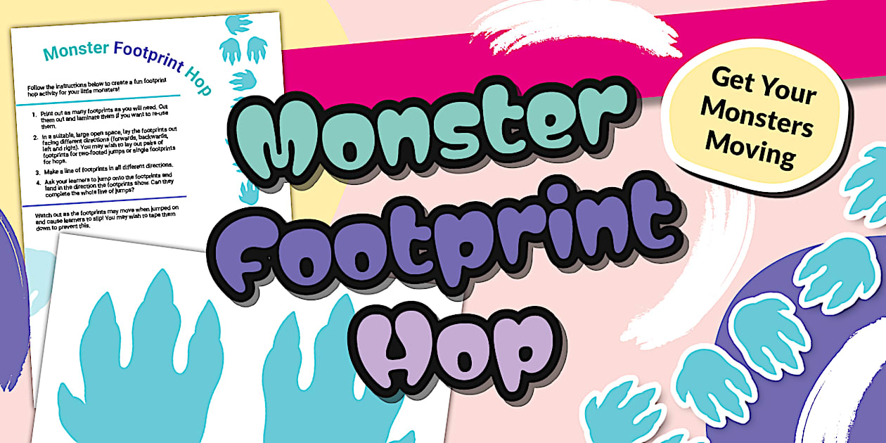 Monster Footprint Hop