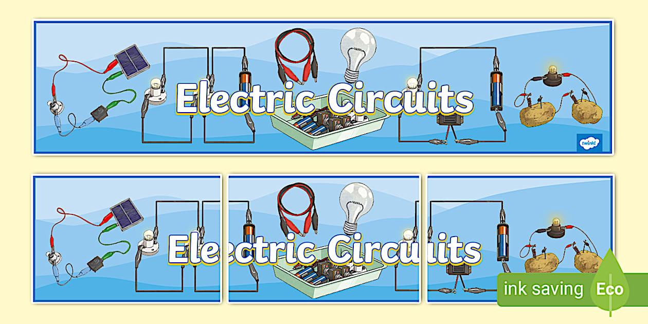 Electric Circuits Display Banner,circuits,electricity