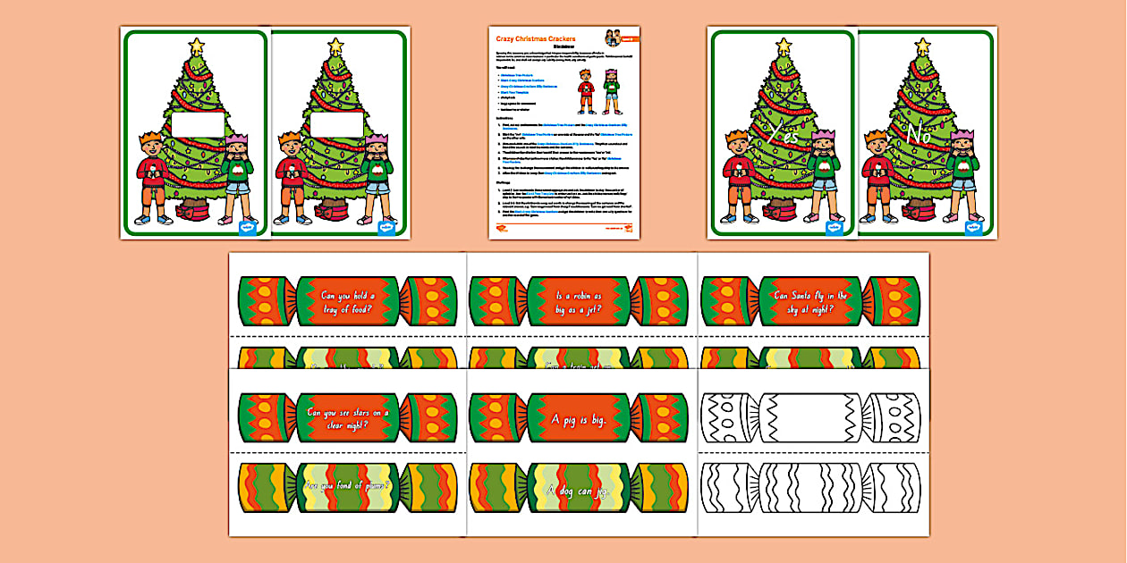 Level 2-6 Crazy Christmas Crackers Activity Pack - Twinkl