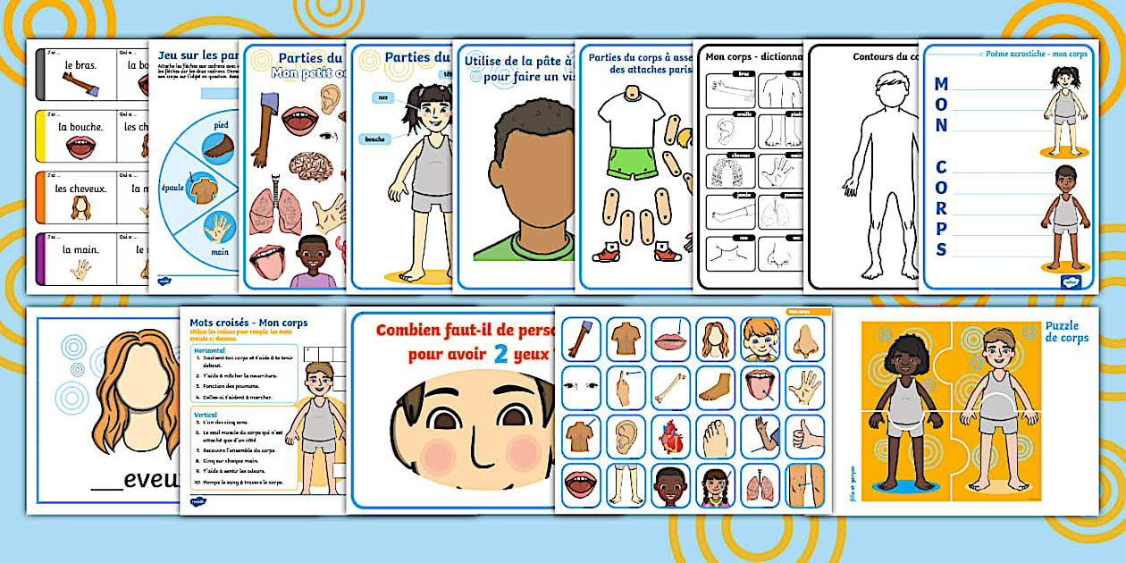 Mon corps : PACK d'activités (teacher made) - Twinkl