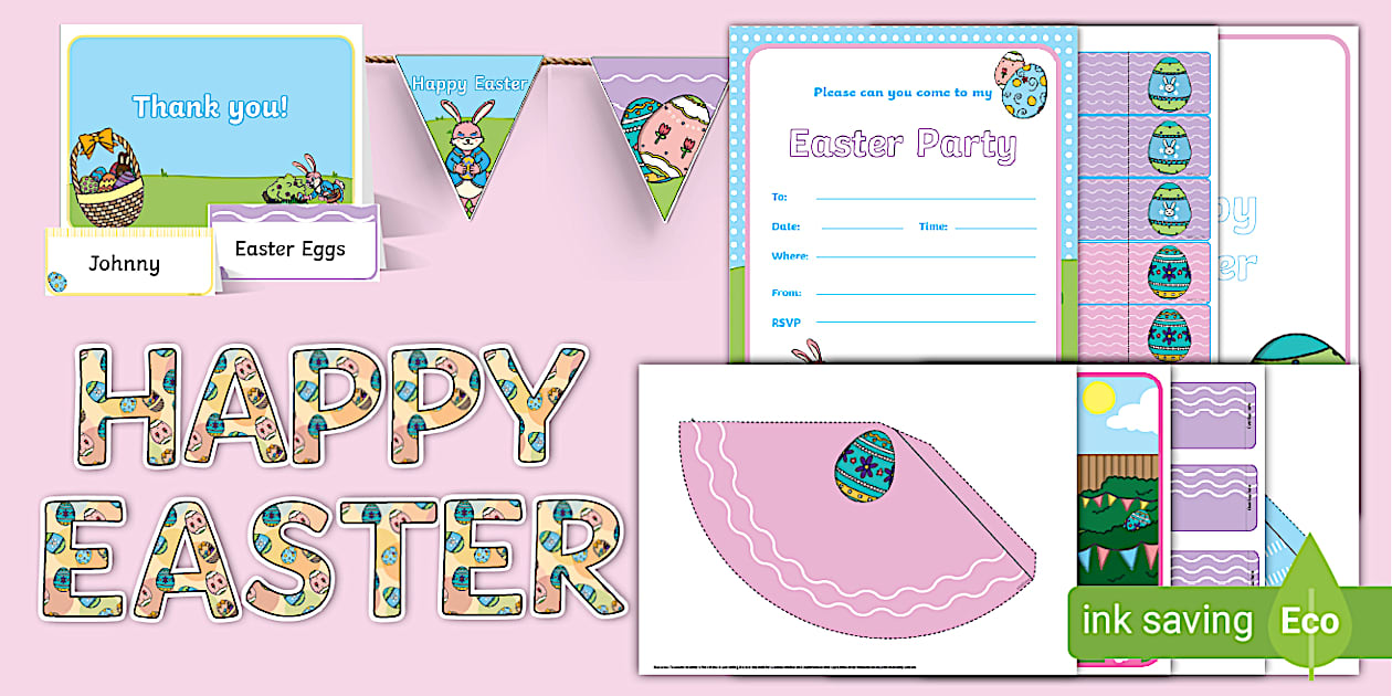 Easter Party Pack (teacher made) - Twinkl