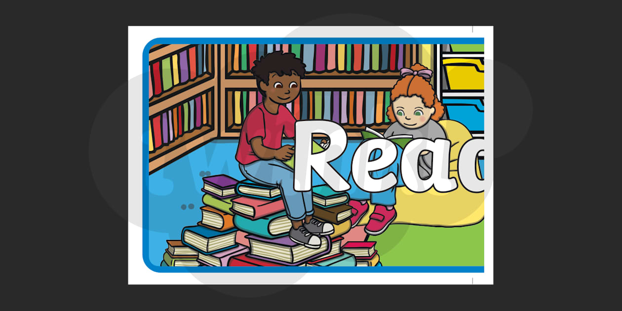 clipart reading corner
