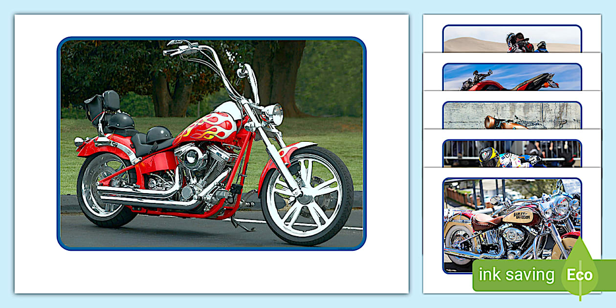 Motorbikes Photo Pack - Transport - KS1 - Twinkl