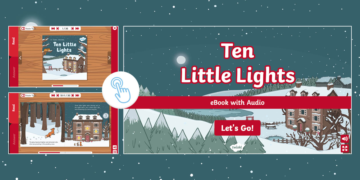 Ten Little Lights eBook with Audio (teacher made) - Twinkl