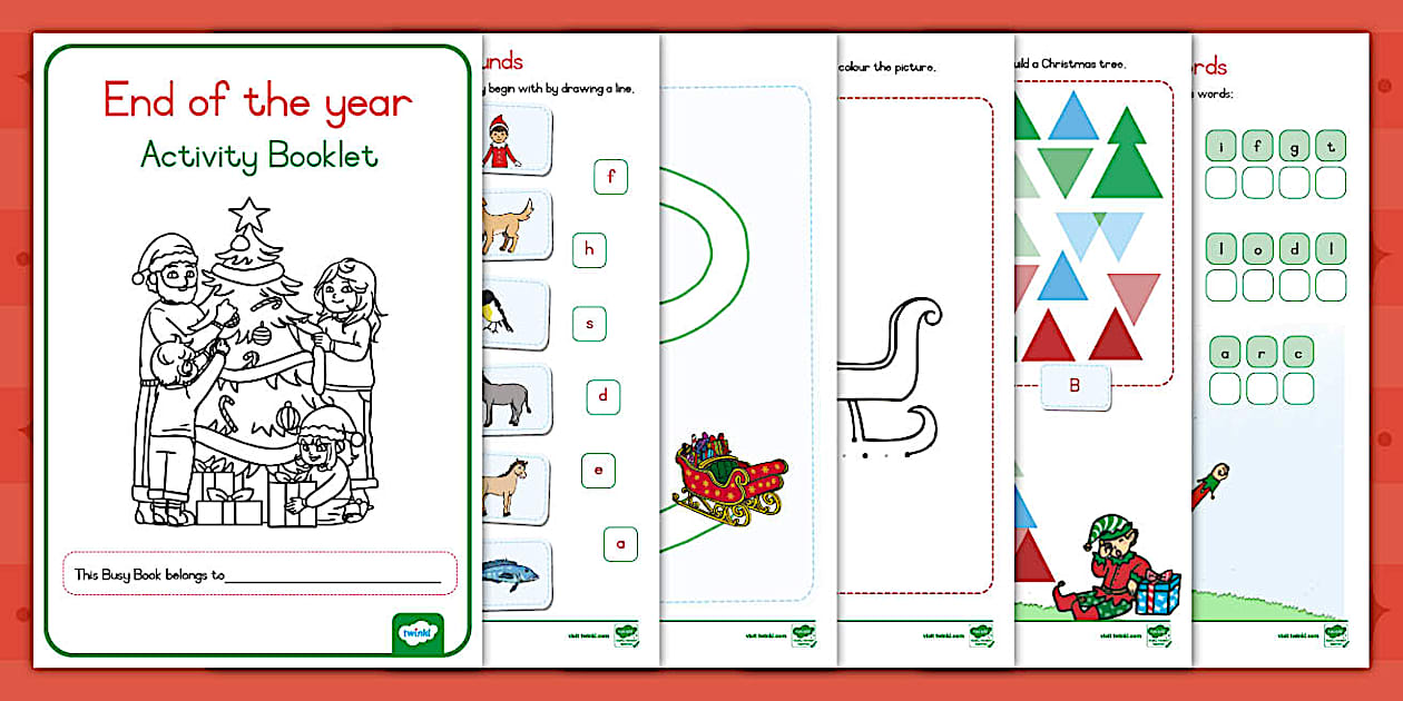 Grade 1 Busy Book - End of Year Projects (teacher made)