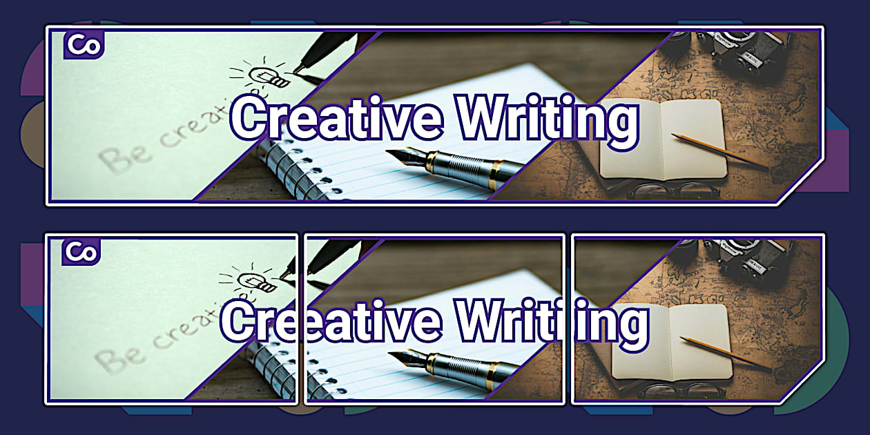English Wall Display: Creative Writing Banner (teacher made)
